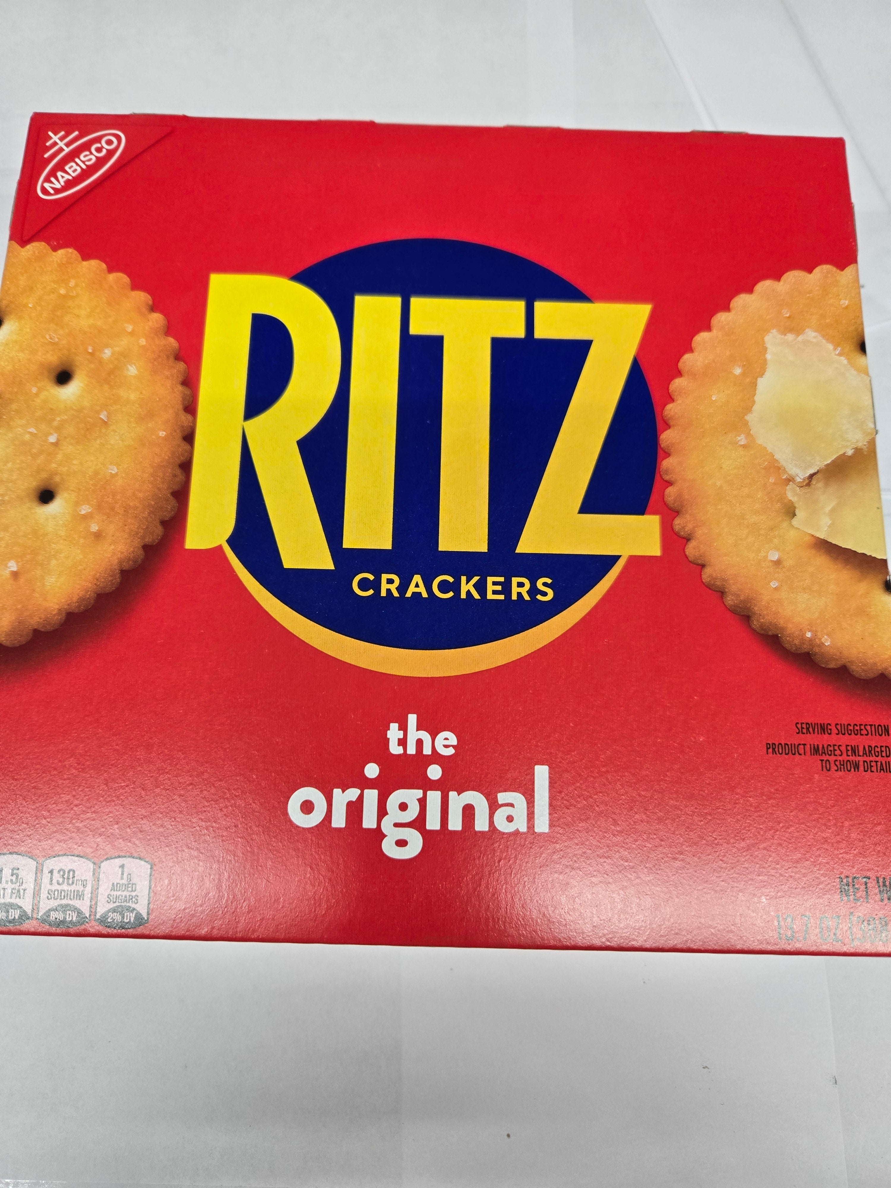 Ritz Original Flavor Crackers nabisco – Peters Market Inmate Delivery ...