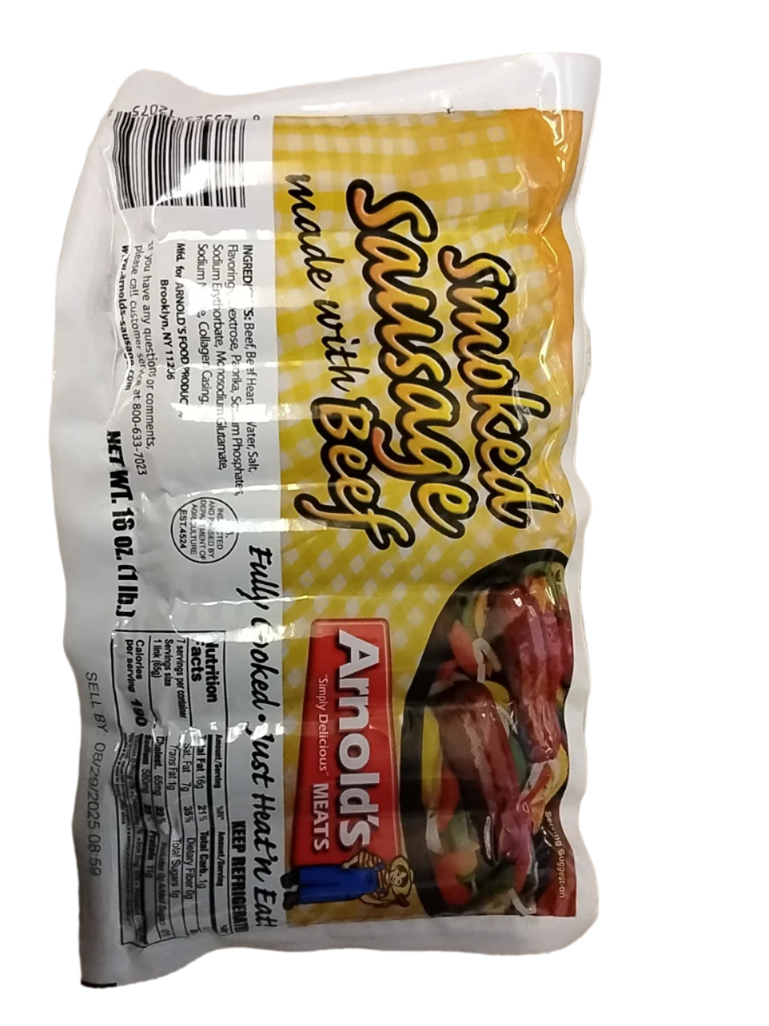Arnolds Beef SAUSAGE – Peters Market Inmate Delivery Services