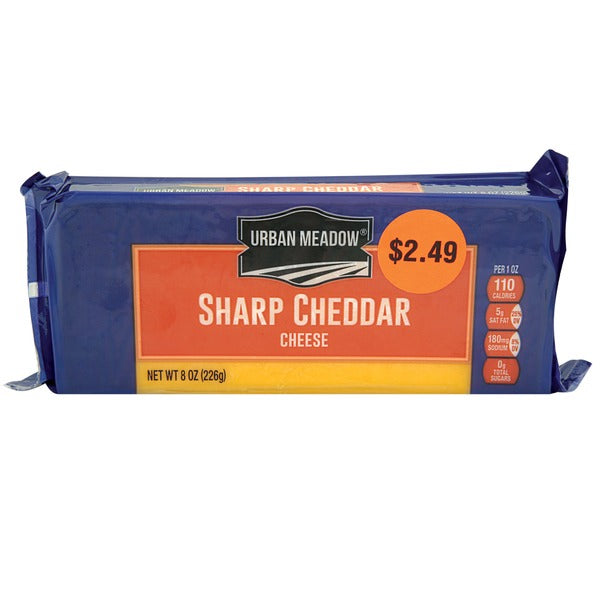 Urban Meadow Sharp Block of cheese – Peters Market Inmate Delivery Services